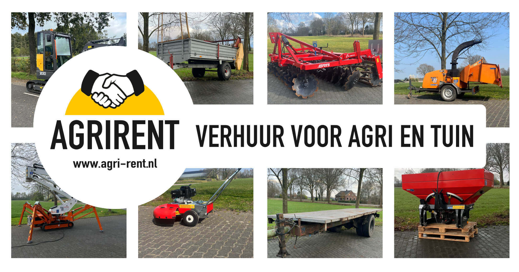 Agri-Rent - Het verhuurbedrijf voor agri en tuin